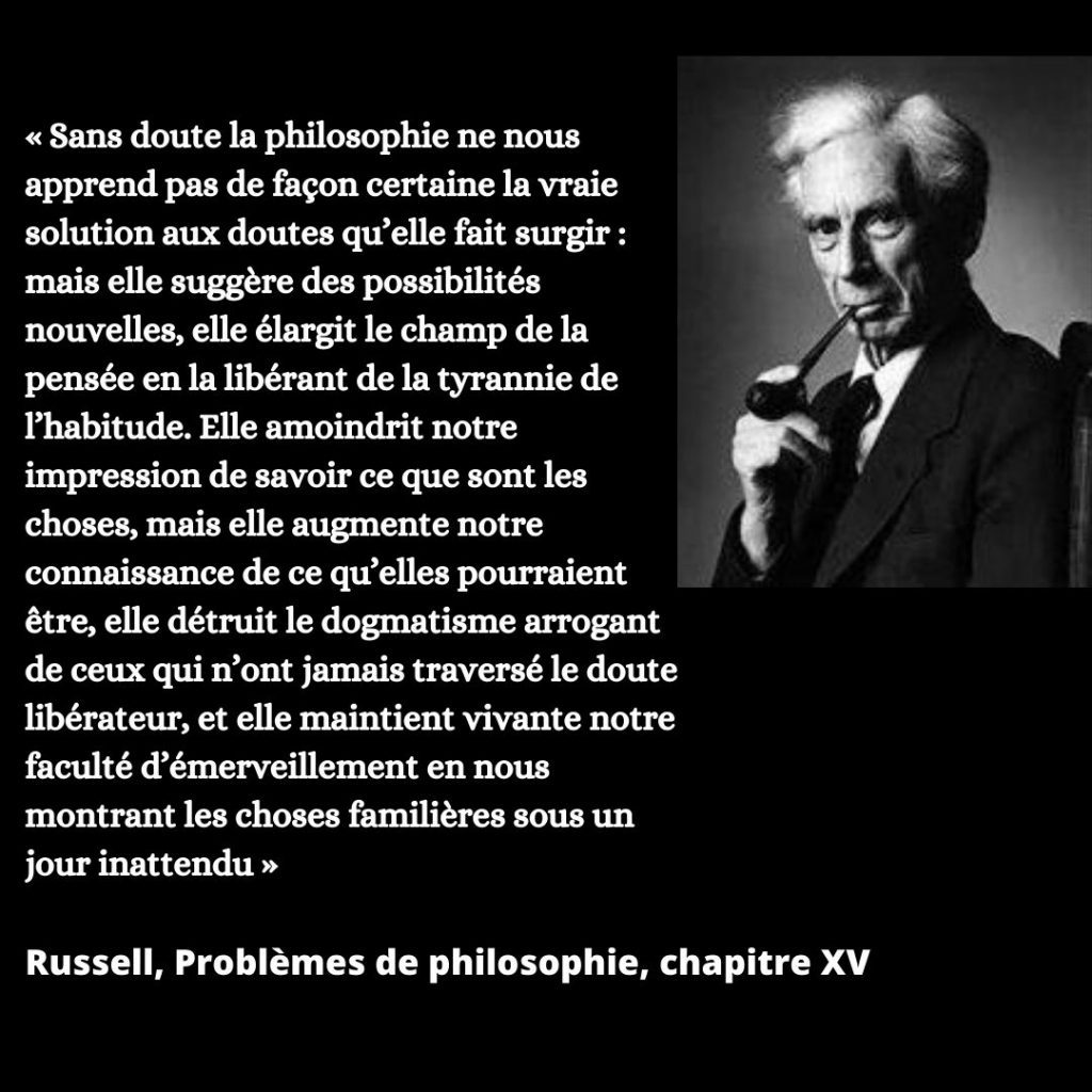 Bertrand Russell : ce qu'est la philosophie - Apprendre la philosophie